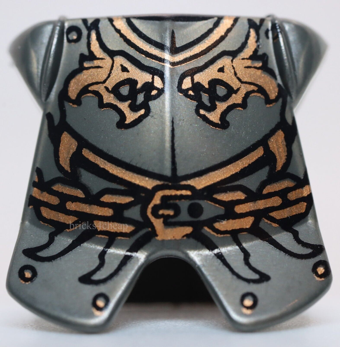 Lego Minifig Armor Breastplate Leg Protection Kingdoms Dragon Heads an ...