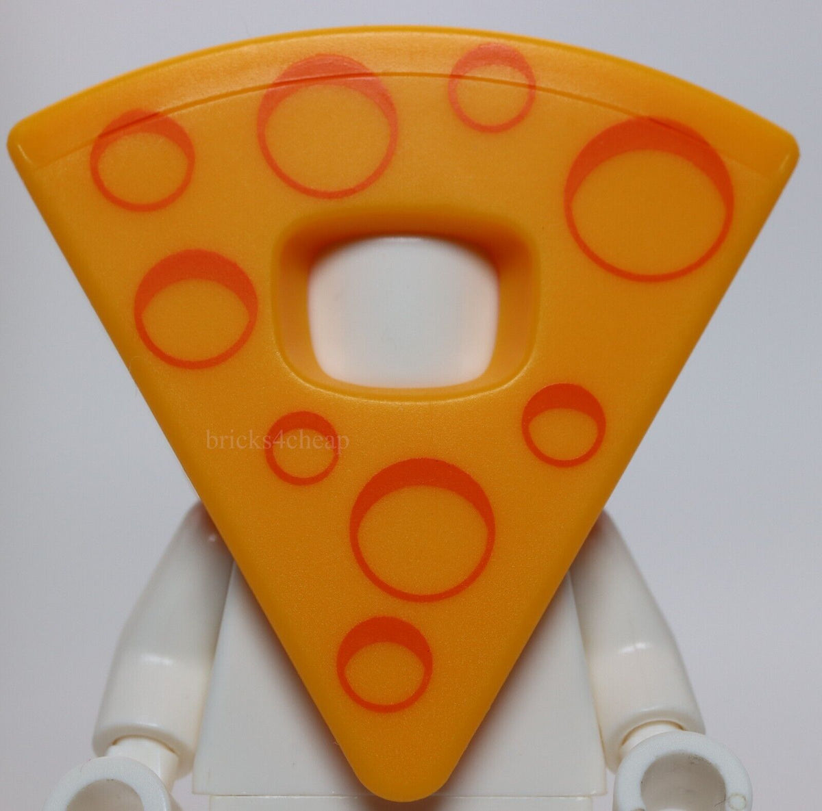 Lego Bright Light Yellow Headgear Head Cover Costume Wedge Slice Chees ...
