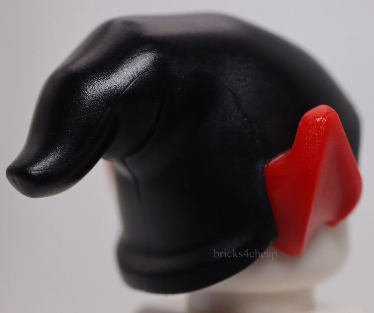 Lego Black Hat Elf Drooping with Molded Red Pointed Ears Pattern – Gems ...