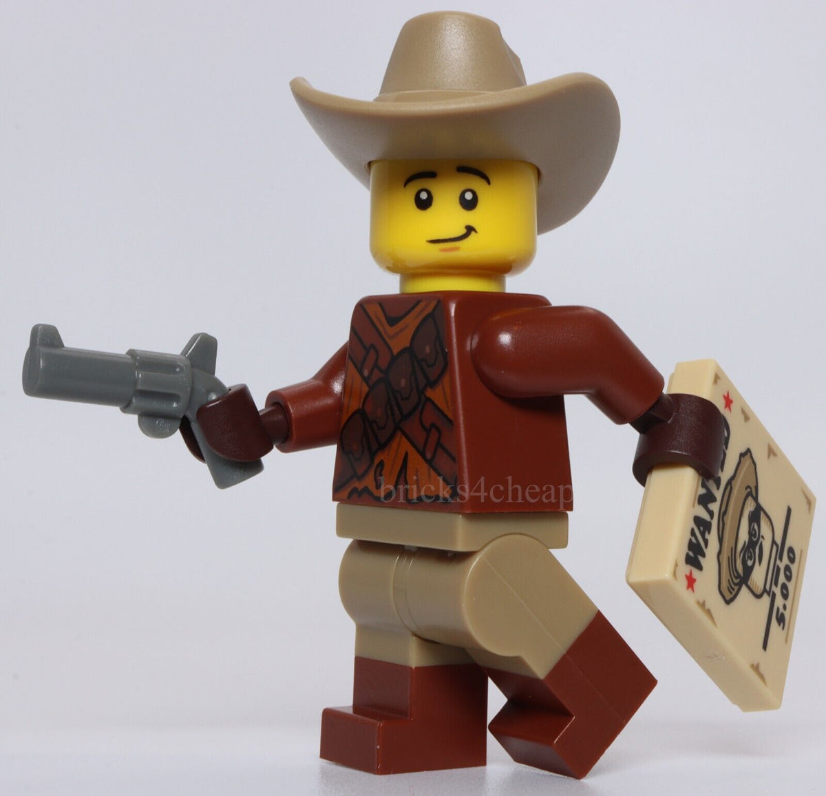 Lego Cowboy Sheriff Minifig Wanted Poster Revolver – Gems In the Attic