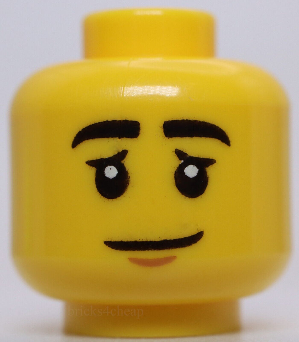Lego Head Dual Sided Yawning Open Mouth Sleep Mask with White ZZZZ Pat ...