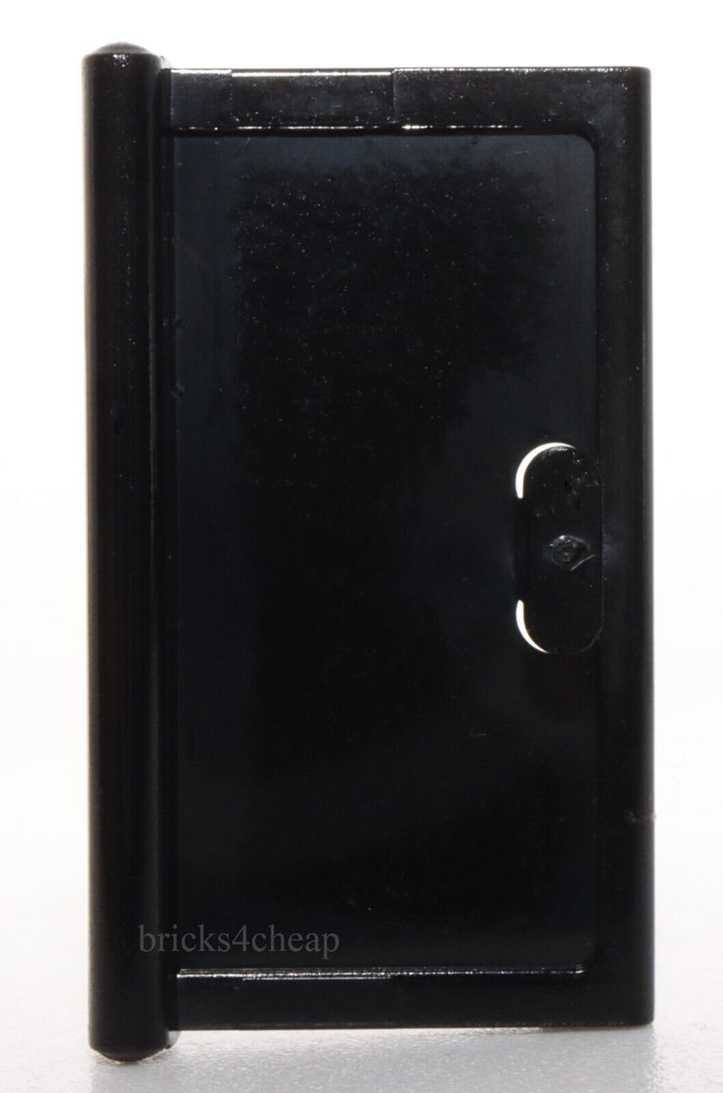 Lego Black Door 1 x 2 x 3 with Vertical Handle 7034 – Gems In the Attic