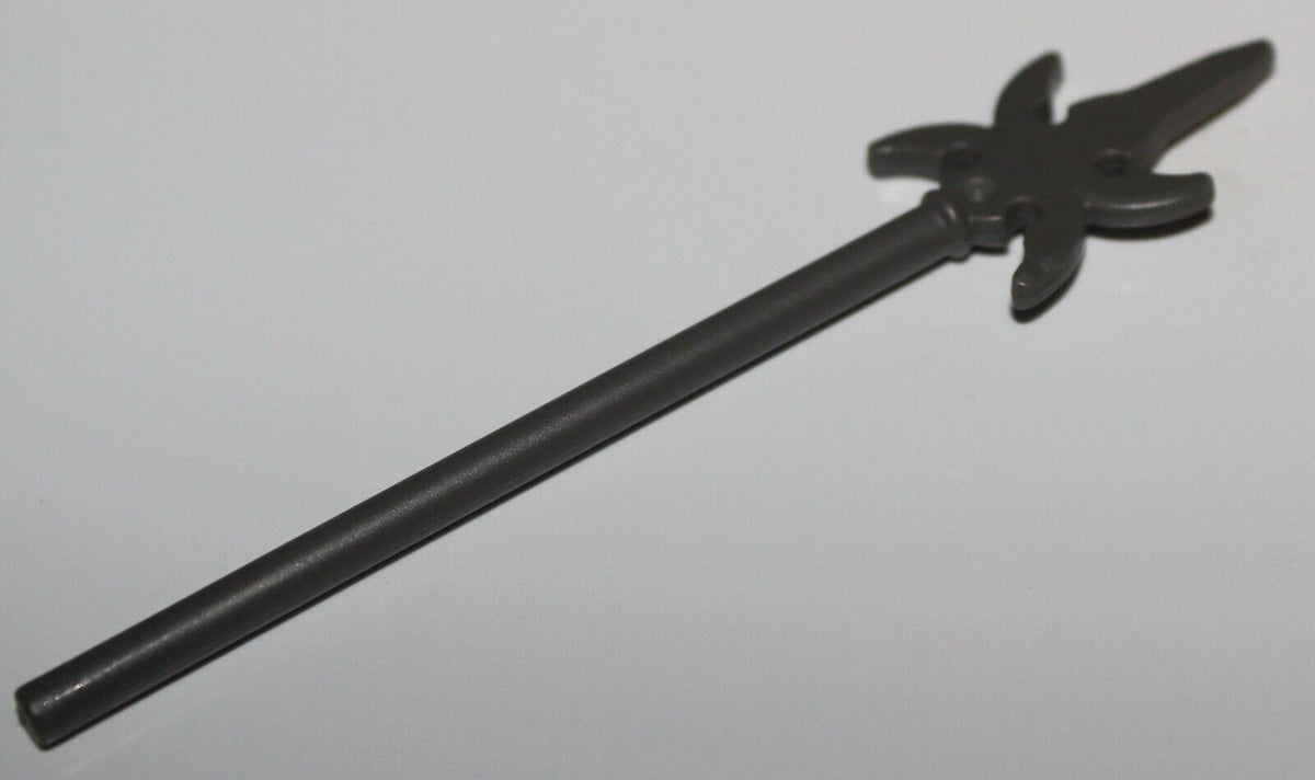 Lego Castle Dark Gray Pike with Side Blades Minifig Weapon – Gems In ...