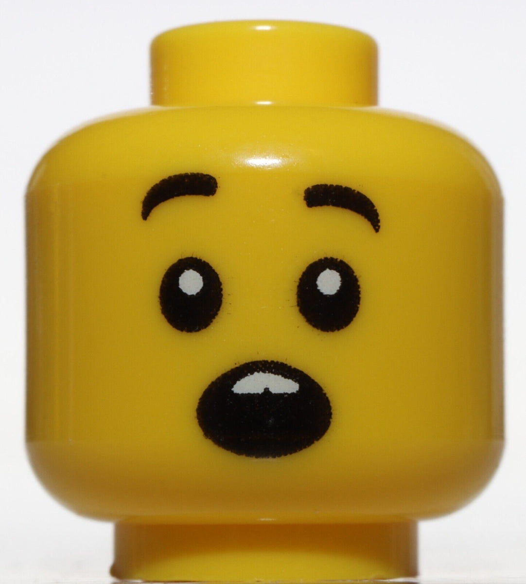 Lego Yellow Head Open Mouth Tongue Central Incisors Happy Surprised ...