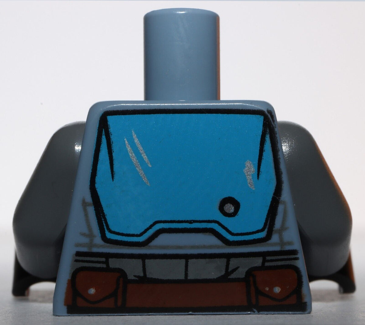 Lego Star Wars Sand Blue Torso Armor Dark Azure Plates Dark Brown Belt ...