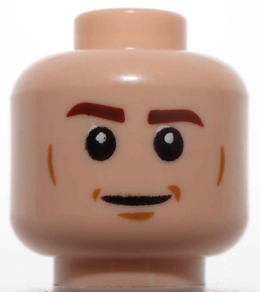 Lego Light Nougat Sided Brown Eyebrows Cheek Lines Chin Dimple – Gems ...