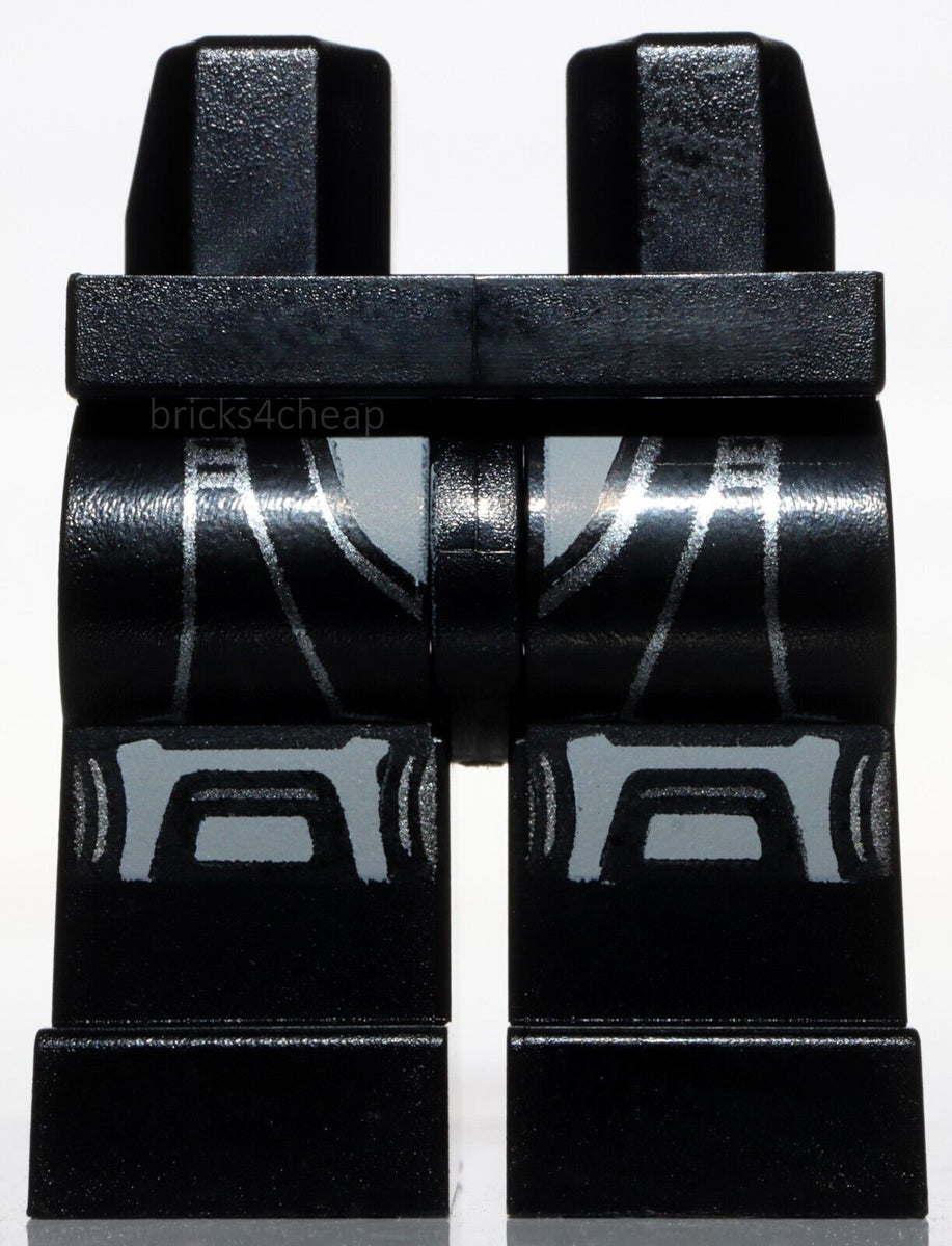 Lego Black Hips and Legs Dark Trooper Silver Light Bluish Gray Armor K ...