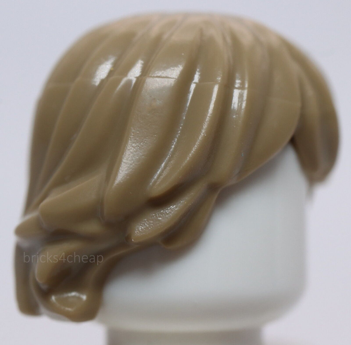 Lego Dark Tan Minifig Hair Tousled and Layered Luke Skywalker – Gems In ...