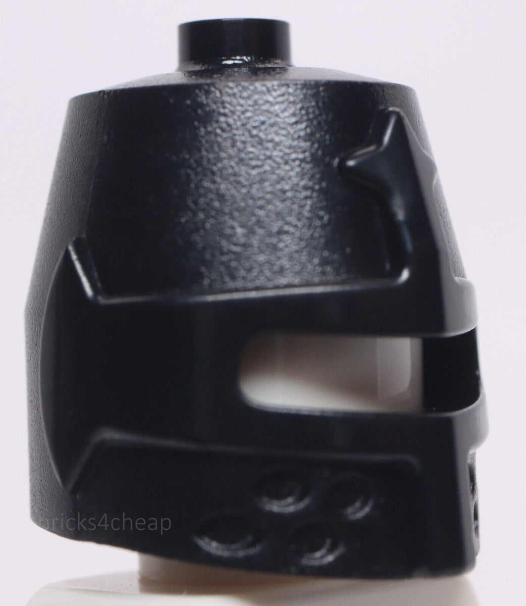 Lego Castle Black Minifig Headgear Helmet Castle Closed with Eye Slit ...