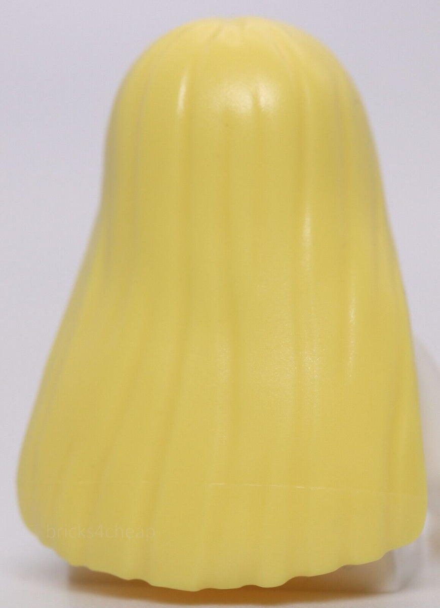 Lego Bright Light Yellow Hair Female Long and Straight Parted in the M ...