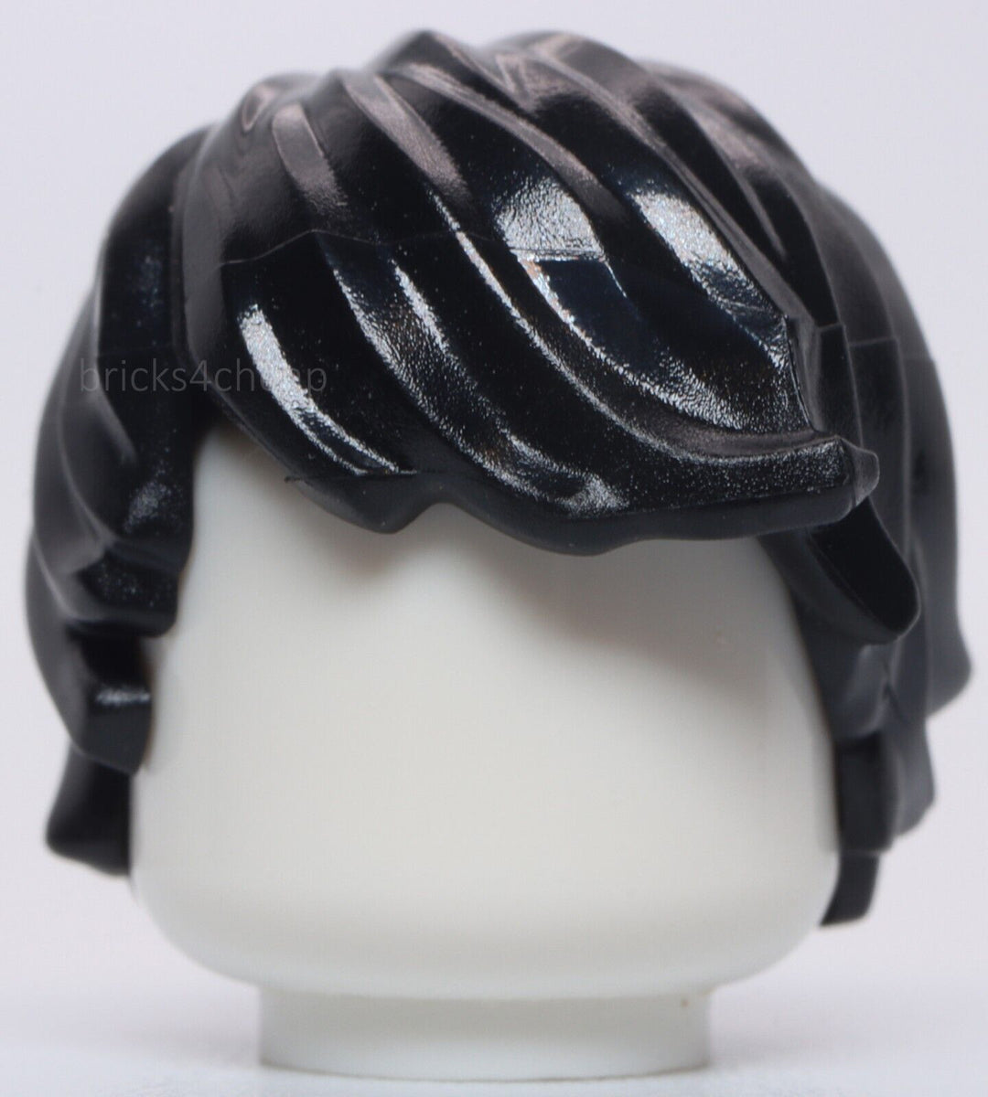 Lego Black Minifig Hair Tousled with Side Part – Gems In the Attic