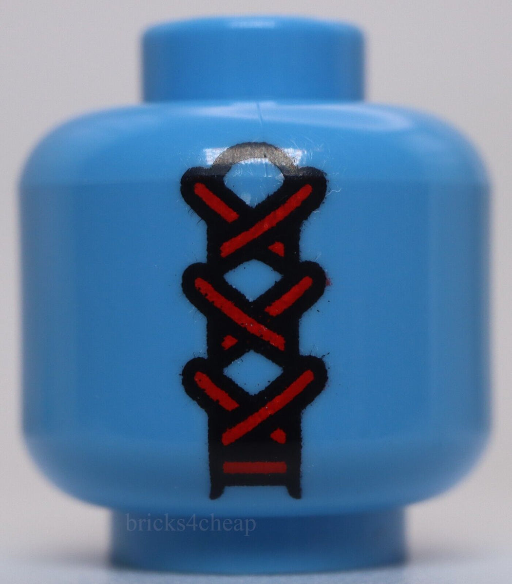 Lego Head Balaclava Yellow Face Black Soul Patch Lopsided Grin Wrestli ...