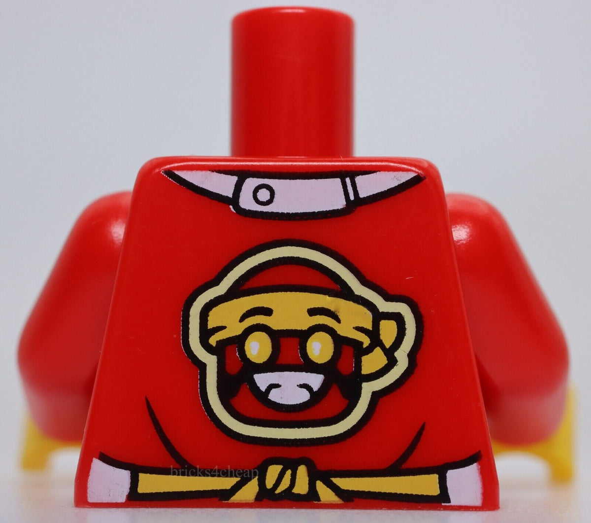 Lego Torso Shirt White Apron Red Yellow Sushimi Chef Logo Ninjago Sush ...