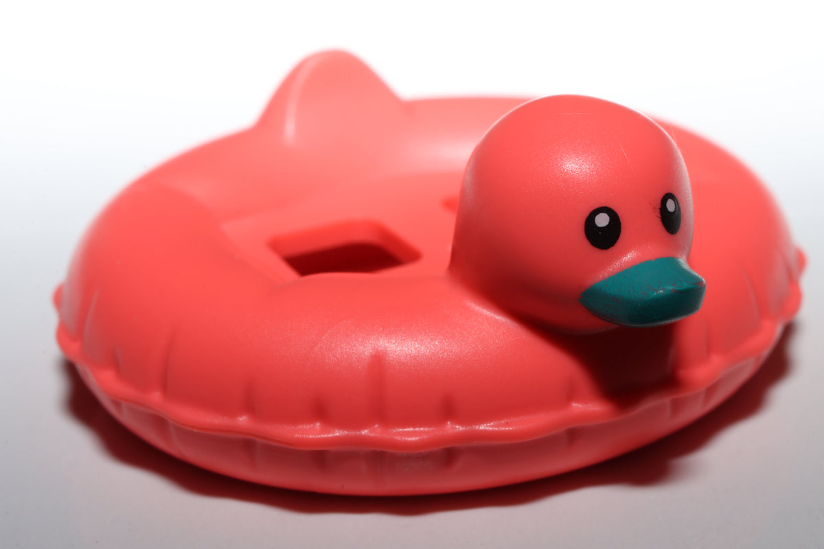 Lego Coral Minifig Utensil Swim Ring Floatie Duck Inflatable Black Eye ...