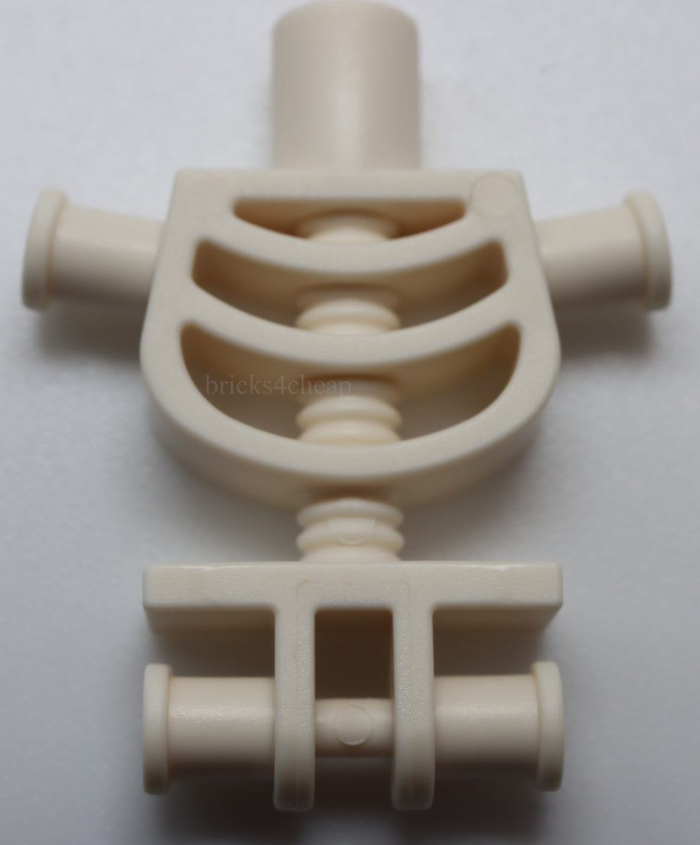 Lego Castle White Minifig Torso Skeleton Thick Shoulder Pins – Gems In ...