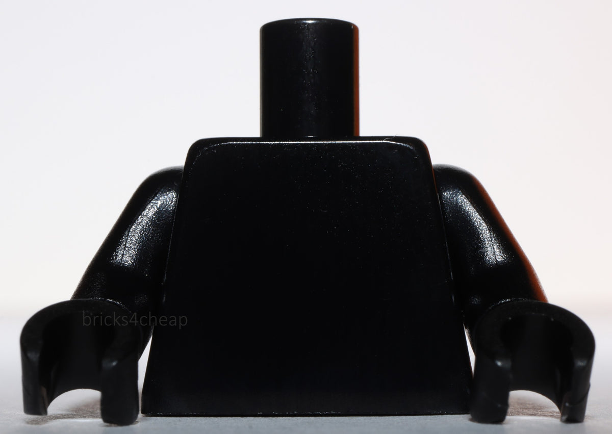 Lego Black Minifig Monochrome Torso Plain Arms Hands – Gems In the Attic