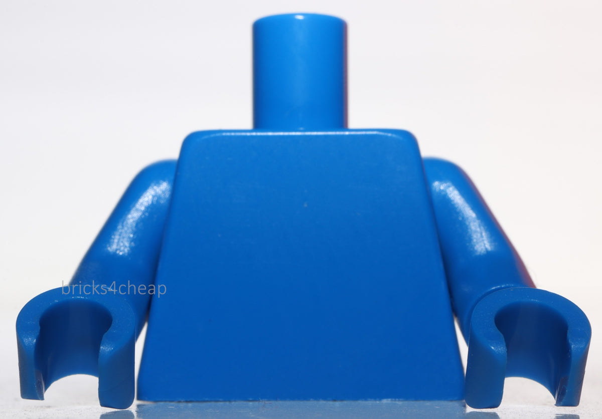 Lego Blue Minifig Monochrome Torso Plain Arms Hands – Gems In the Attic